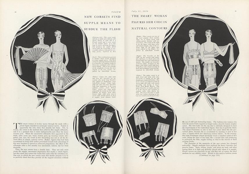 The Smart Woman Figures Her Chic | Vogue | JULY 15, 1926