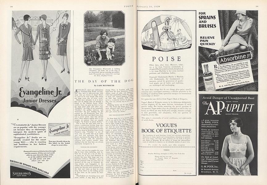 The Day of the Dog | Vogue | February 16, 1929