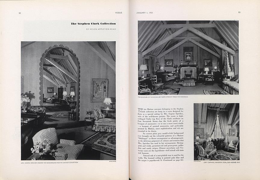 The Stephen Clark Collection | Vogue | JANUARY 1, 1931