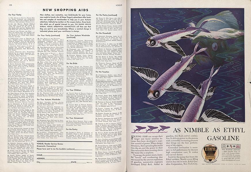 New Shopping Aids | Vogue | SEPTEMBER 1, 1931
