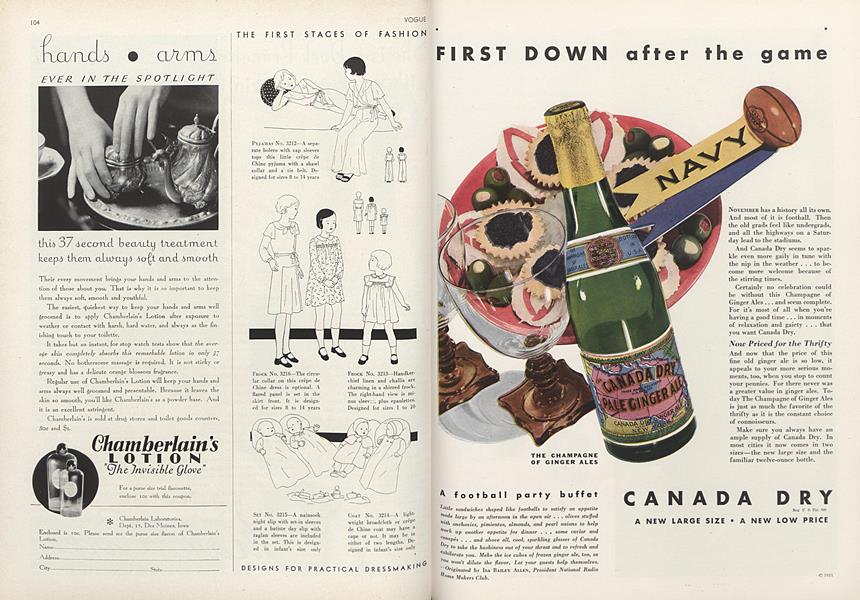 The First Stages of Fashion | Vogue | NOVEMBER 15, 1931