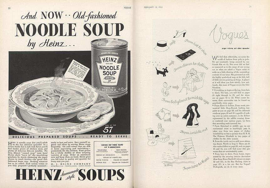 Of the Mode | Vogue | FEBRUARY 15, 1933