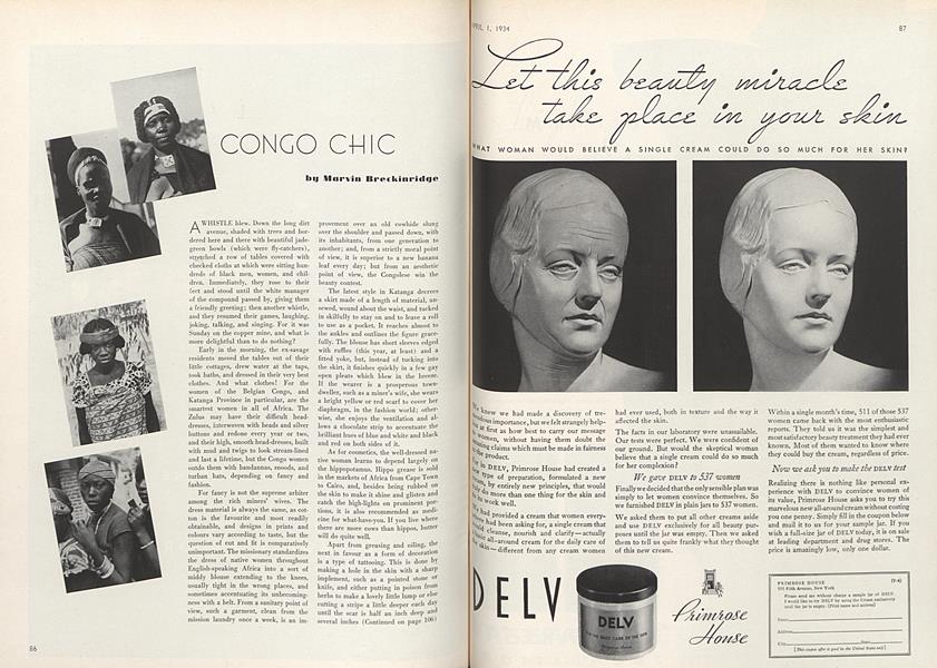 Congo Chic | Vogue | APRIL 1, 1934