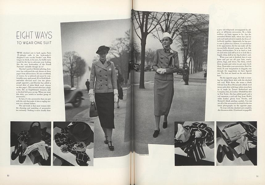 Eight Ways to Wear One Suit | Vogue | JANUARY 15, 1935