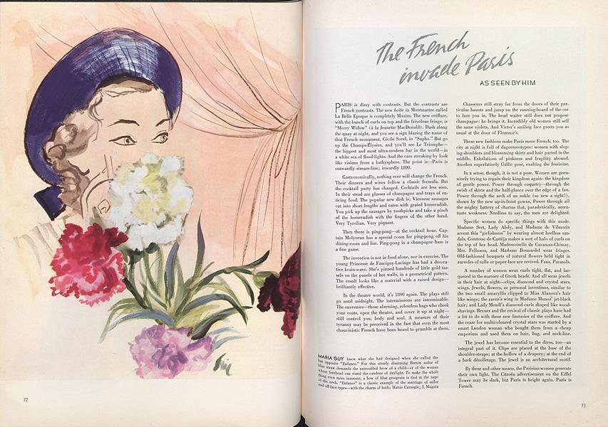 The French Invade Paris | Vogue | MARCH 15, 1935