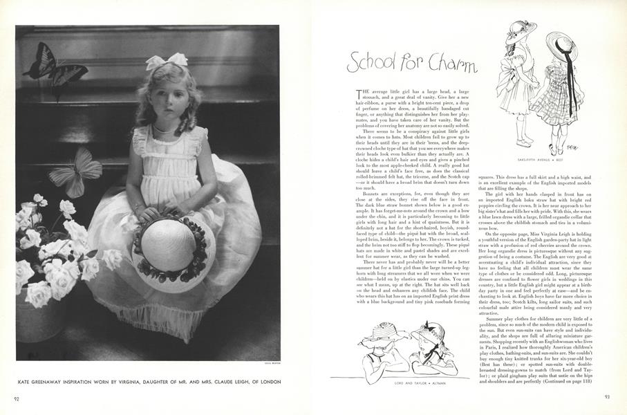 School for Charm | Vogue | MAY 1, 1935