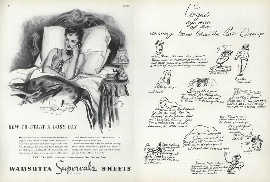 The Unsung Heroes Behind the Paris Openings | Vogue | September 15, 1936