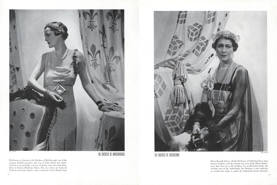 The Duchess of Marlborough | Vogue | APRIL 1, 1937