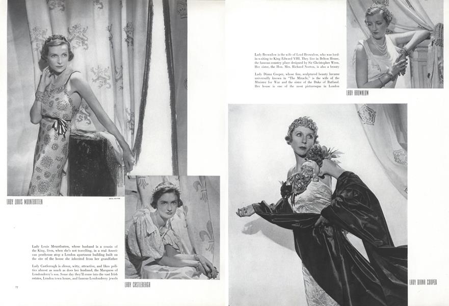 British Peeresses | Vogue | APRIL 1, 1937