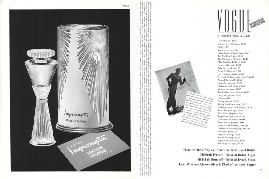 Cover Look | Vogue | DECEMBER 15, 1937