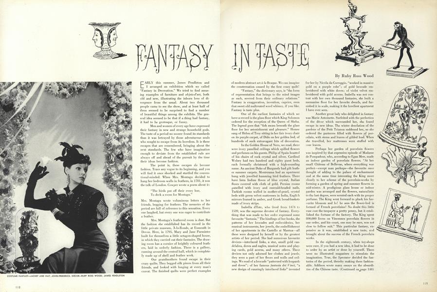 Fantasy in Taste | Vogue | AUGUST 15, 1938