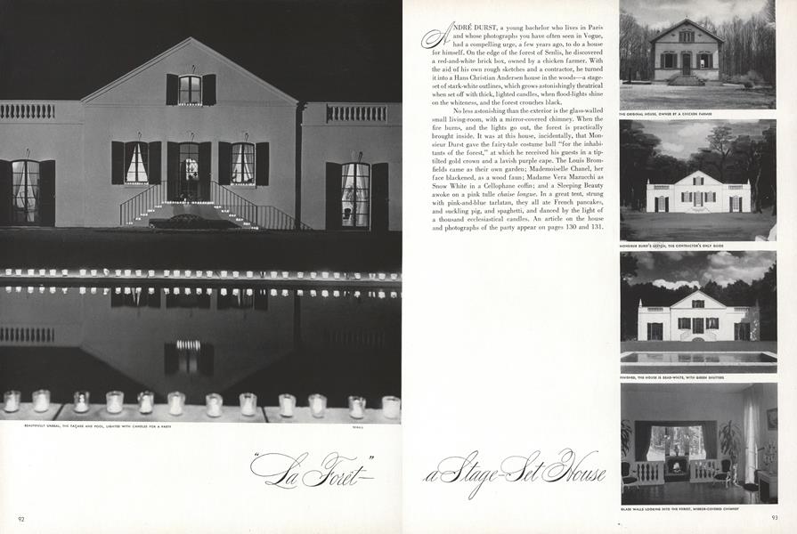 "La Foret"—a Stage-set House/My House in the Forest/The Ball at ...