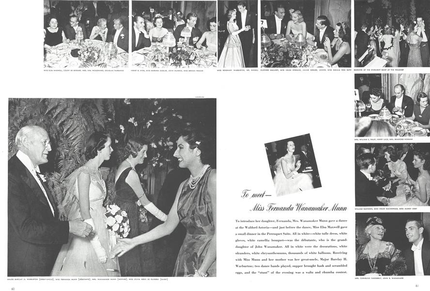To Meet–Miss Fernanda Wanamaker Munn | Vogue | JANUARY 1, 1939