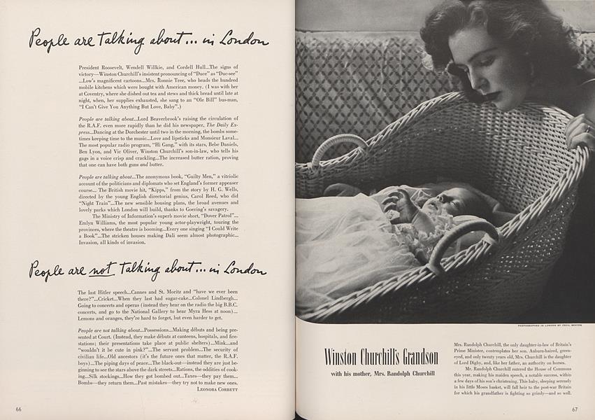 People Are Talking About...in London, People Are Not Talking About...in ...