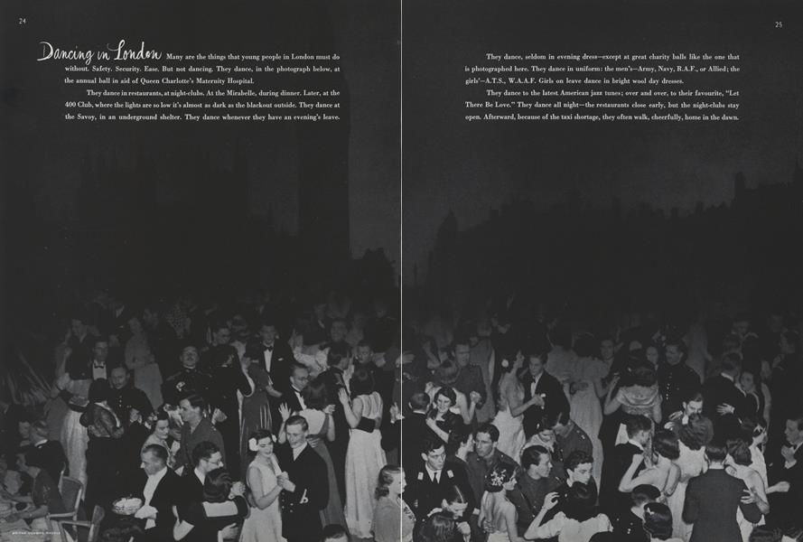 Dancing in London | Vogue | DECEMBER 15, 1941