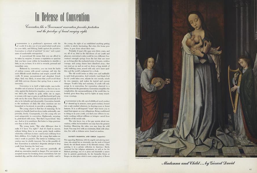 In Defense of Convention | Vogue | DECEMBER 15, 1941