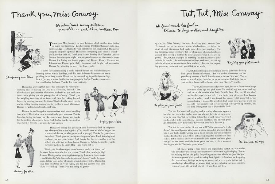 Thank you, Miss Conway | Vogue | DECEMBER 15, 1941