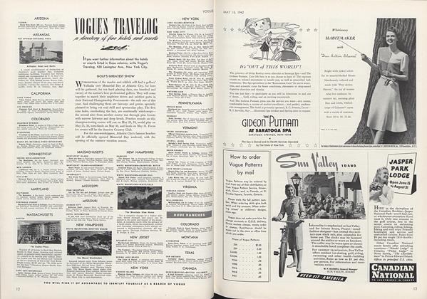 Second Helpings of Energy | Vogue | MAY 15, 1942