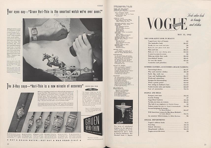Masthead | Vogue | MAY 15, 1942