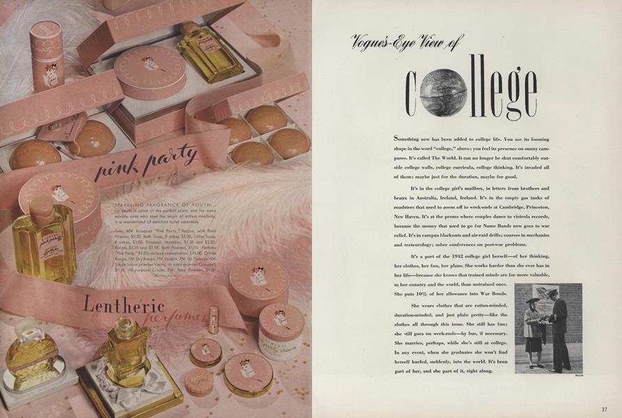 College | Vogue | August 15, 1942