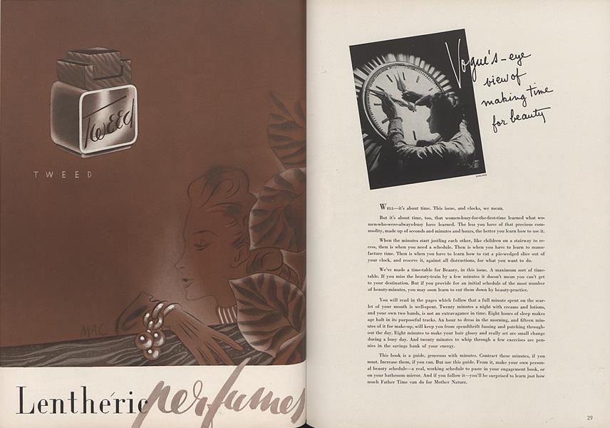 Making Time for Beauty | Vogue | NOVEMBER 1, 1942