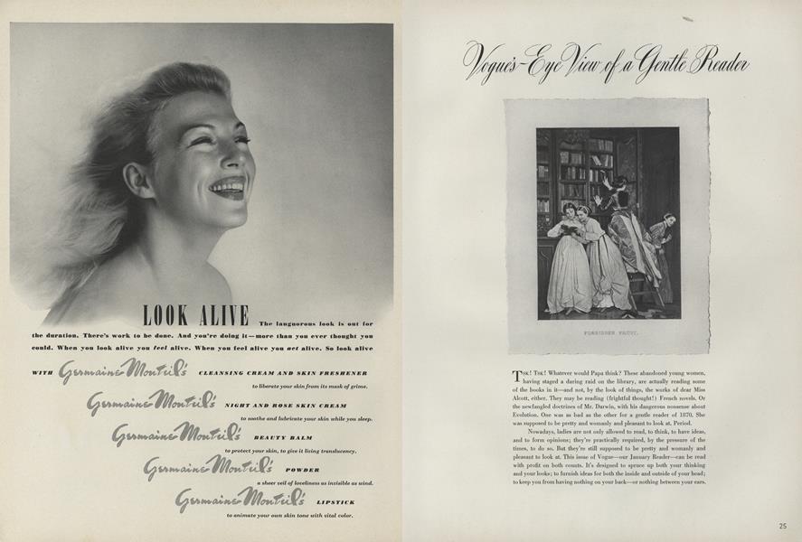 A Gentle Reader | Vogue | January 15, 1943