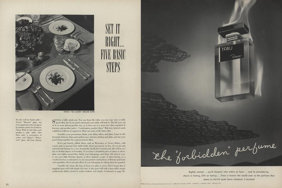 Set it Right...Five Basic Steps | Vogue | April 15, 1943