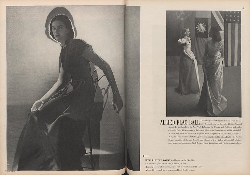 Personalities: Allied Flag Ball | Vogue | December 1, 1944