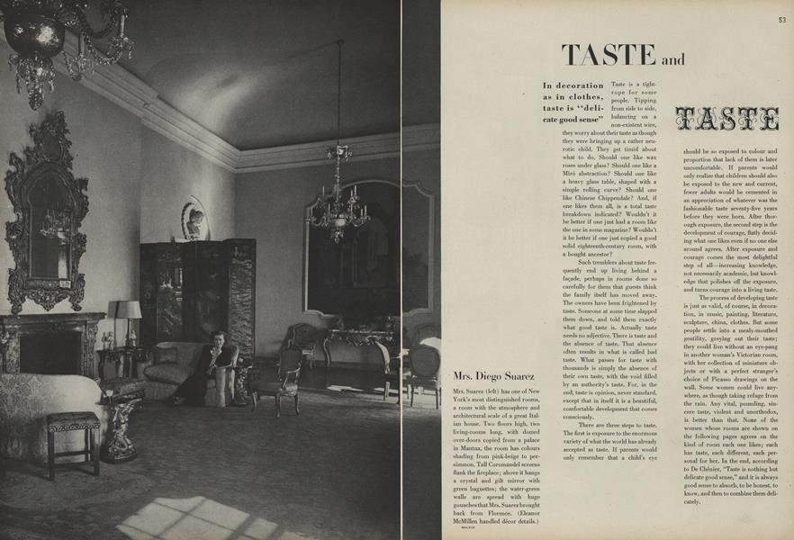 Taste and Taste | Vogue | April 15, 1945