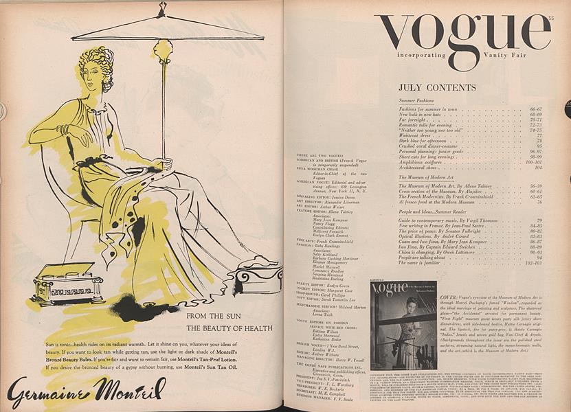Cover Look | Vogue | July 1945
