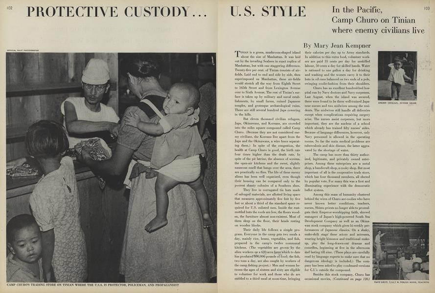 Protective Custody...U.S. Style | Vogue | August 1, 1945