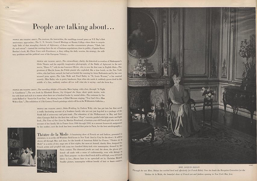 Mme. Jacques Balsan | Vogue | May 1, 1946