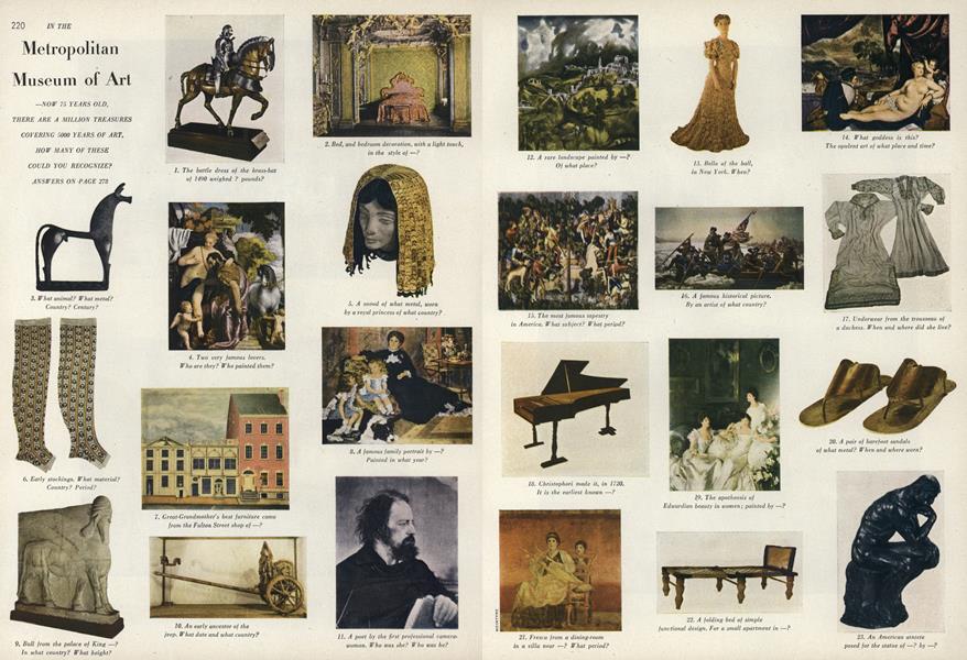 In the Metropolitan Museum of Art | Vogue | September 1, 1946