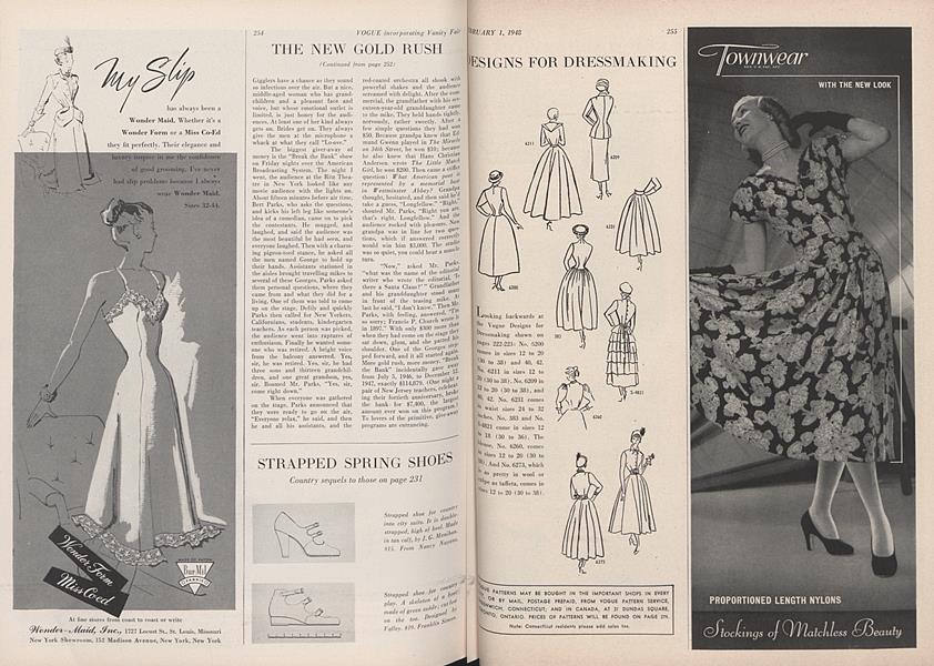 Ladies' Choice: Details | Vogue | February 1, 1948