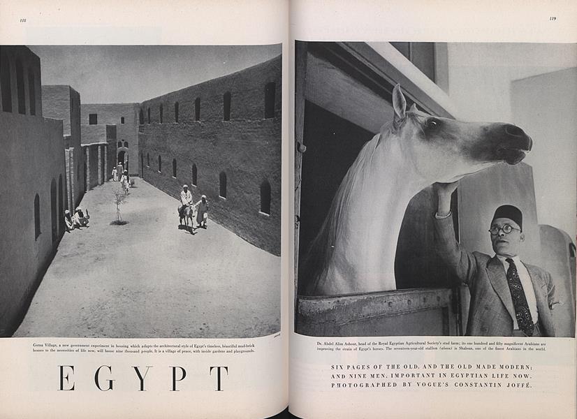 Egypt | Vogue | March 15, 1948