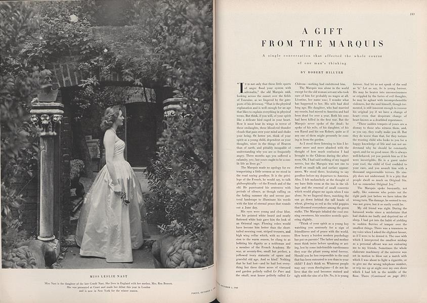 Miss Leslie Nast | Vogue | October 1, 1948