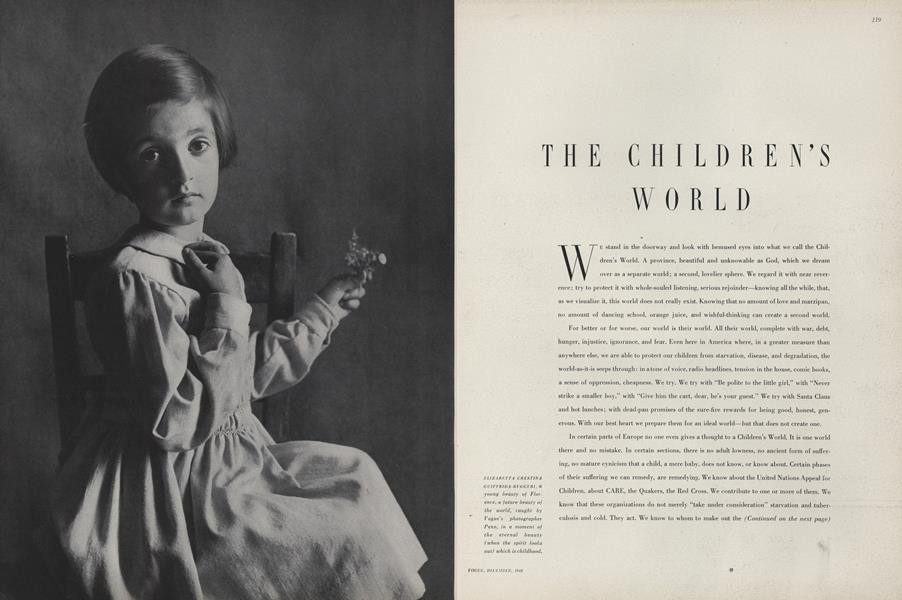 The Children's World | Vogue | DECEMBER 1948
