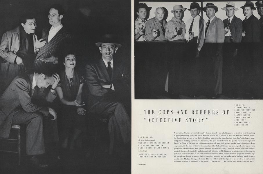 The Cops and Robbers of "Detective Story" | Vogue | MAY 1, 1949