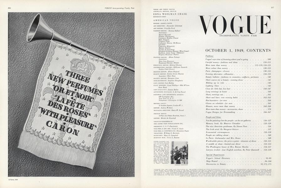 Cover Look | Vogue | October 1, 1949