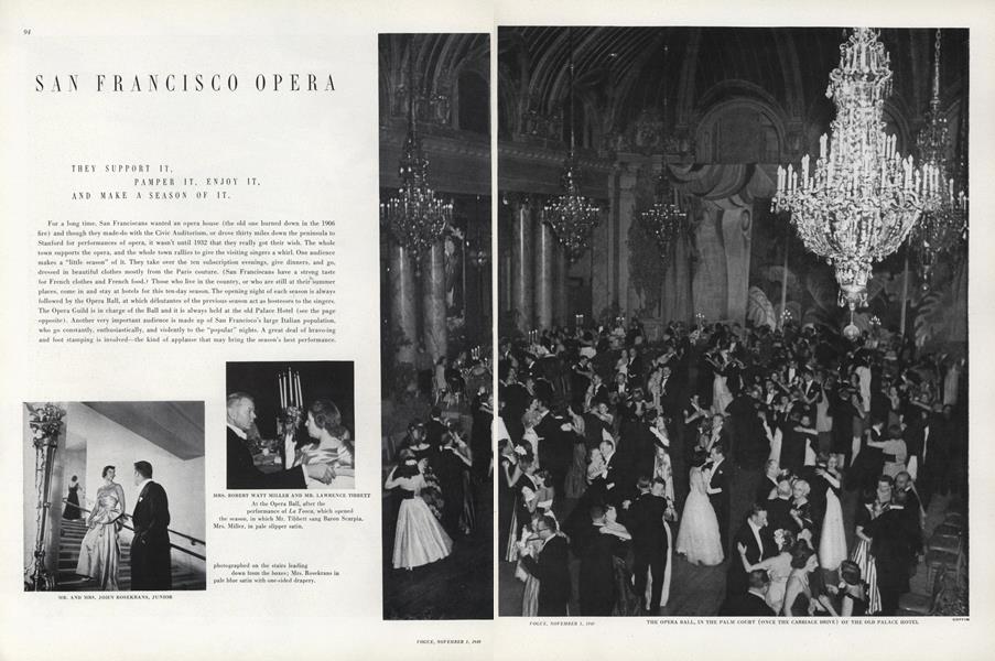 San Francisco Opera | Vogue | November 1, 1949 San Francisco Opera | Vogue | November 1, 1949