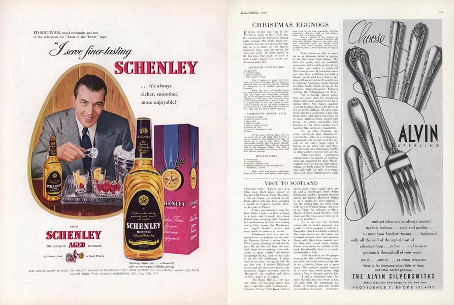 Visit to Scotland | Vogue | December 1949