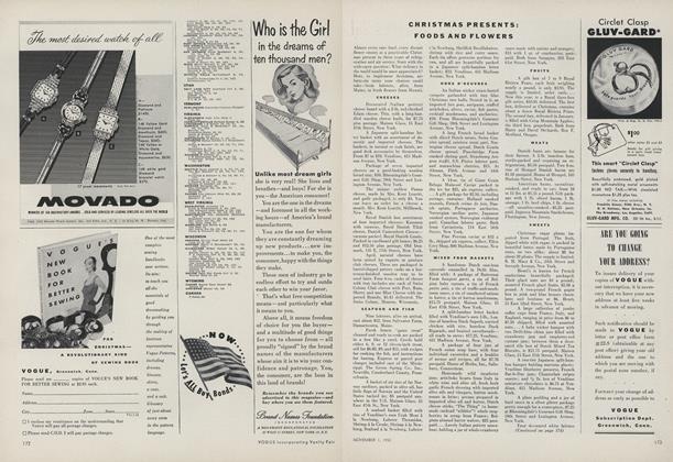 Fire and Ice | Vogue | NOVEMBER 1, 1952