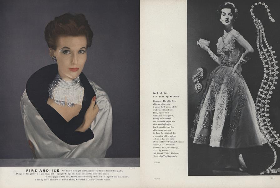 Fire and Ice | Vogue | NOVEMBER 1, 1952