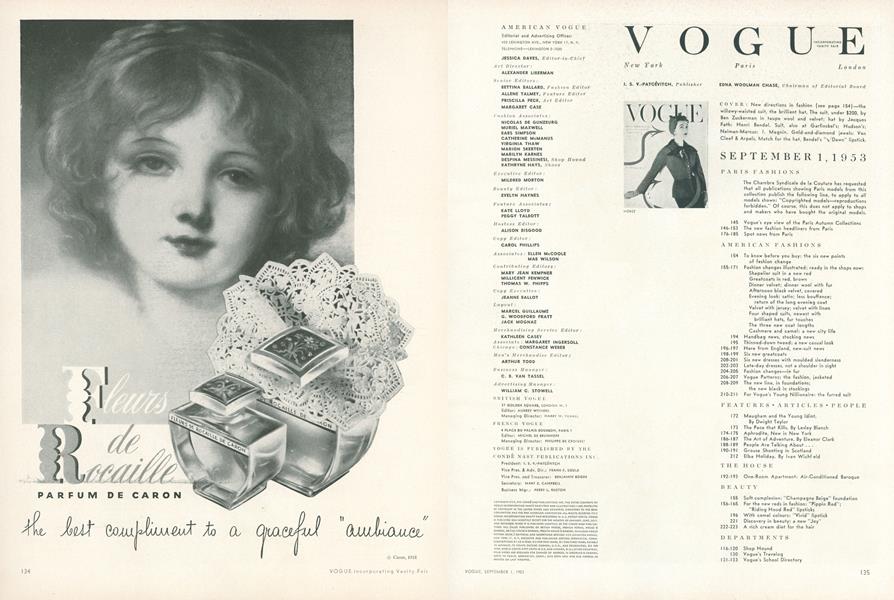 Masthead | Vogue | SEPTEMBER 1, 1953