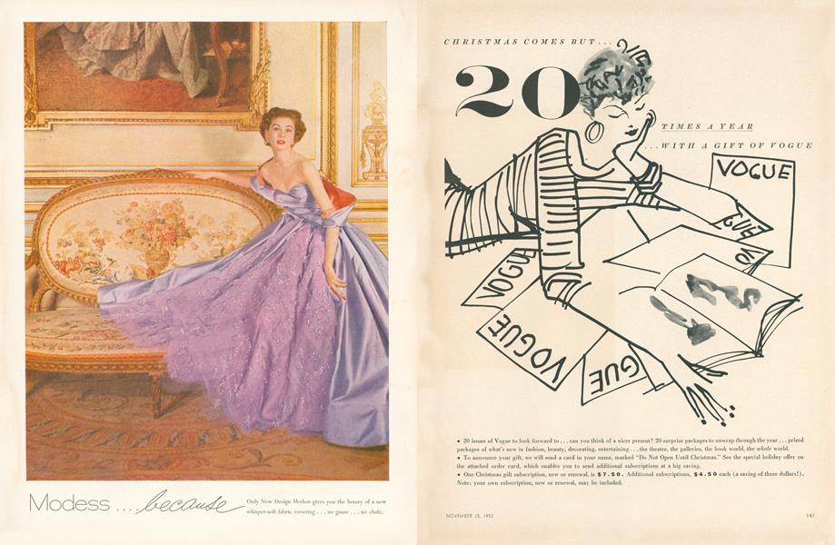 | Vogue | NOVEMBER 15, 1953