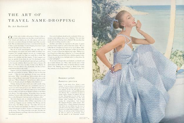 April Shopping List of a Vogue Reader | Vogue | APRIL 1, 1954
