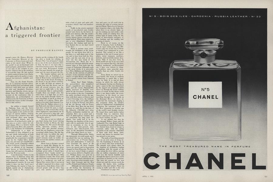 Afghanistan: A Triggered Frontier | Vogue | April 1, 1955