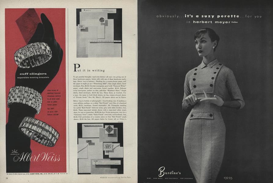 Albert Weiss | Vogue | December 1955