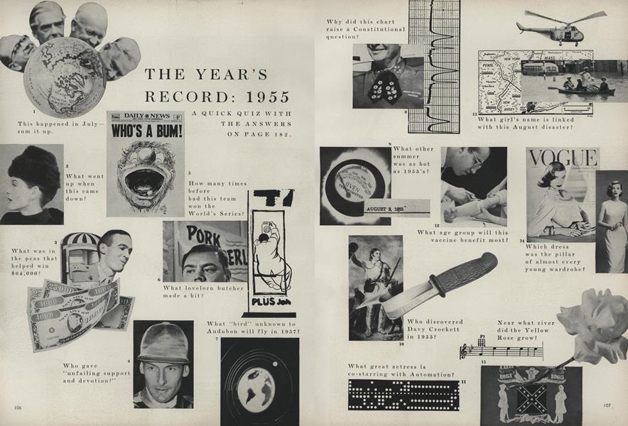 The Year's Record: 1955 | Vogue | December 1955