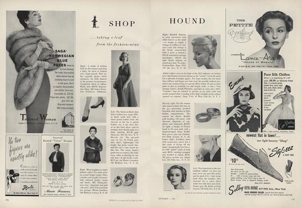 The Paris Look | Vogue | SEPTEMBER 1, 1956